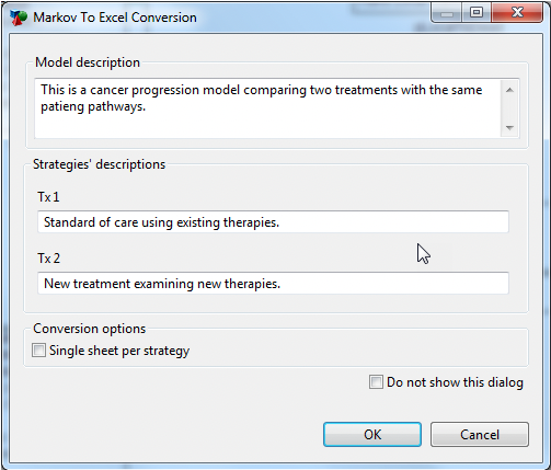 Convert a Markov Decision Tree to Excel