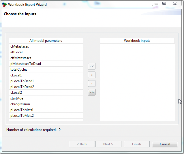 Export Model Scenarios to Excel Wizard