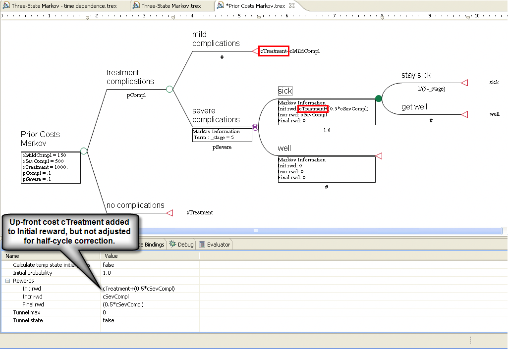 Assigning onetime costs and utilities