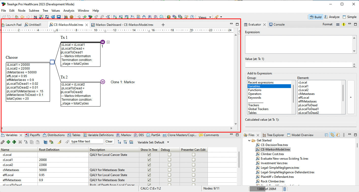 Tree Editing and Reporting Pane
