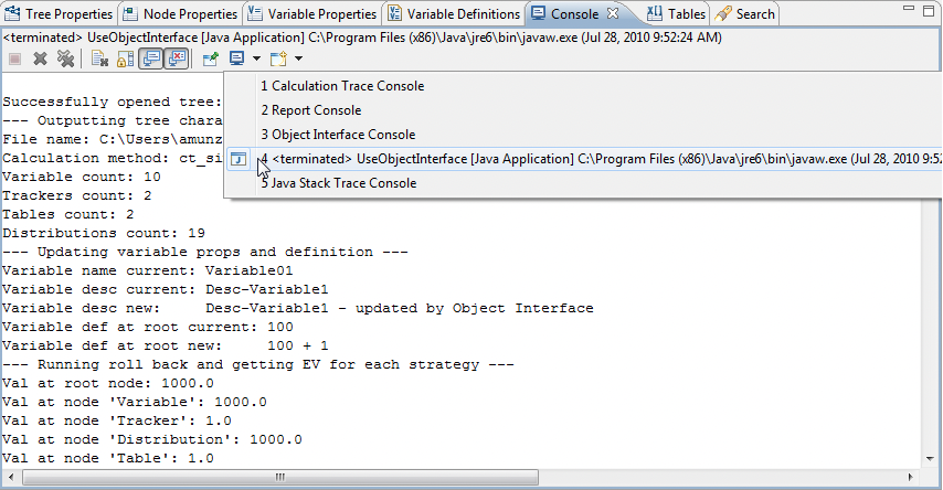 Connecting to Object Interface via Java