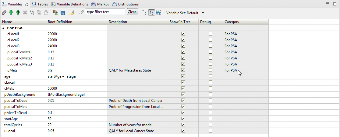 Creating and referencing distributions