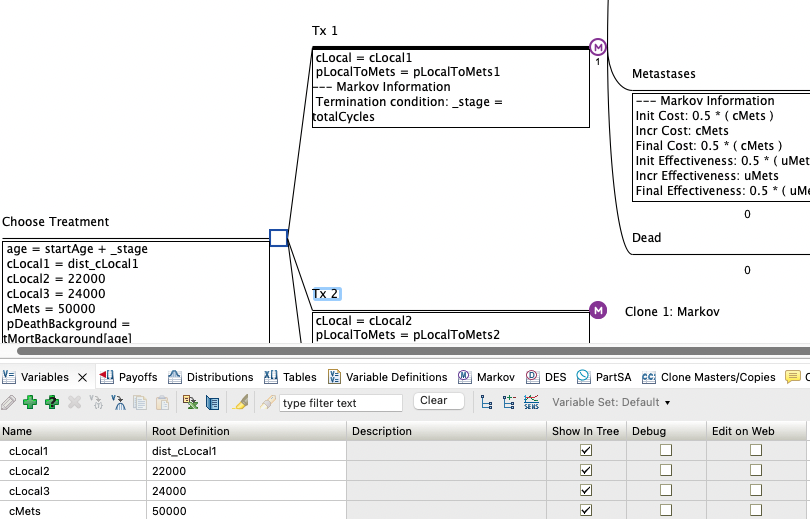 Creating and referencing distributions - using the Wizard