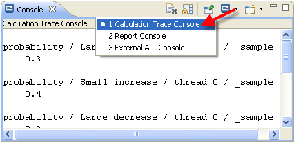 Debugging Simulations, the Calculation Trace Console