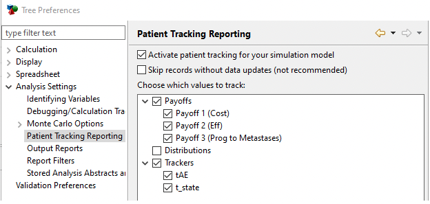 Configure the Model for Patient Tracking