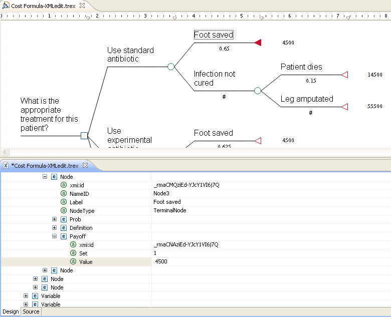 Viewing and editing document XML