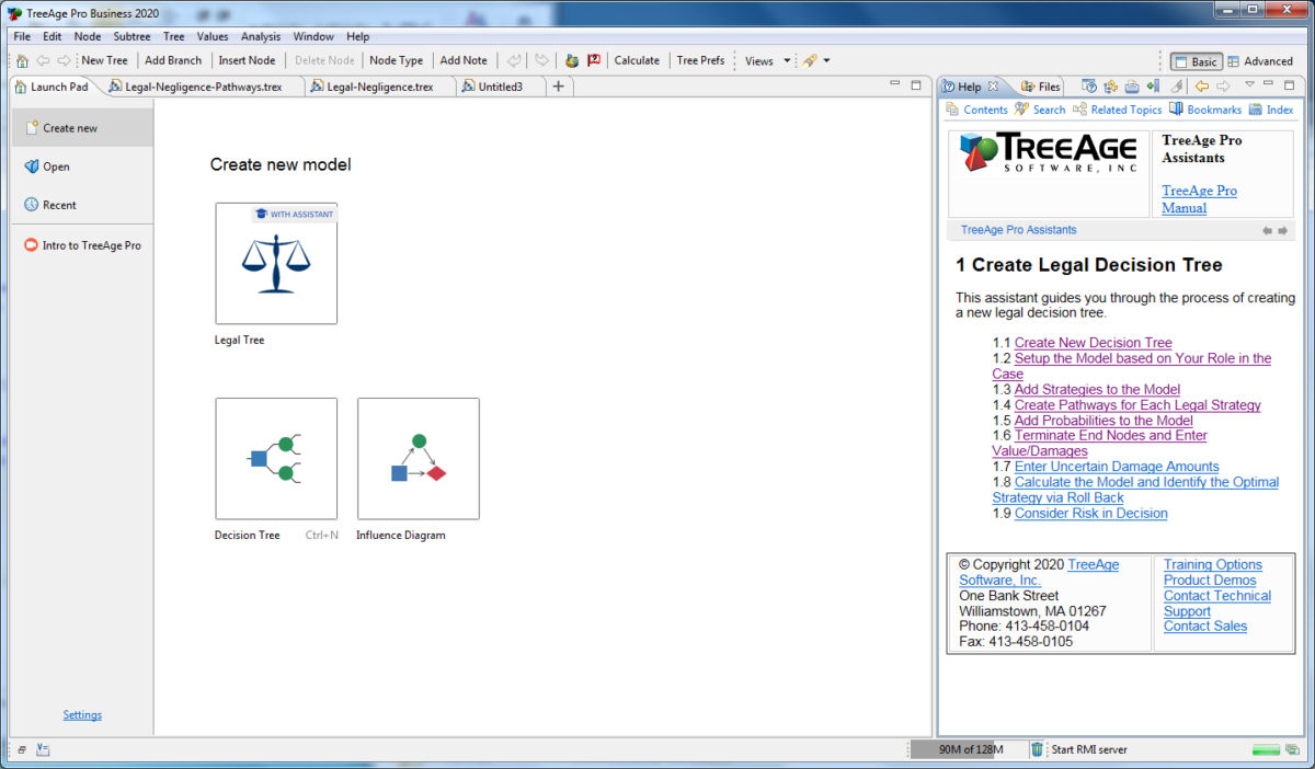 Start Fast TP Business - TreeAge Software