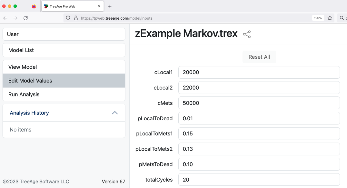 Share Models on the Web in TreeAge Pro